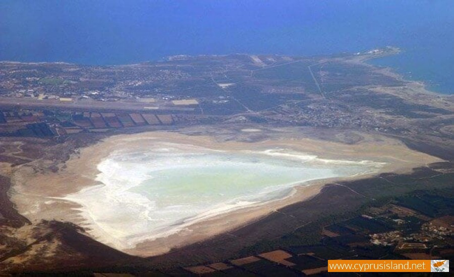 Limassol Salt Lake Cyprus Island